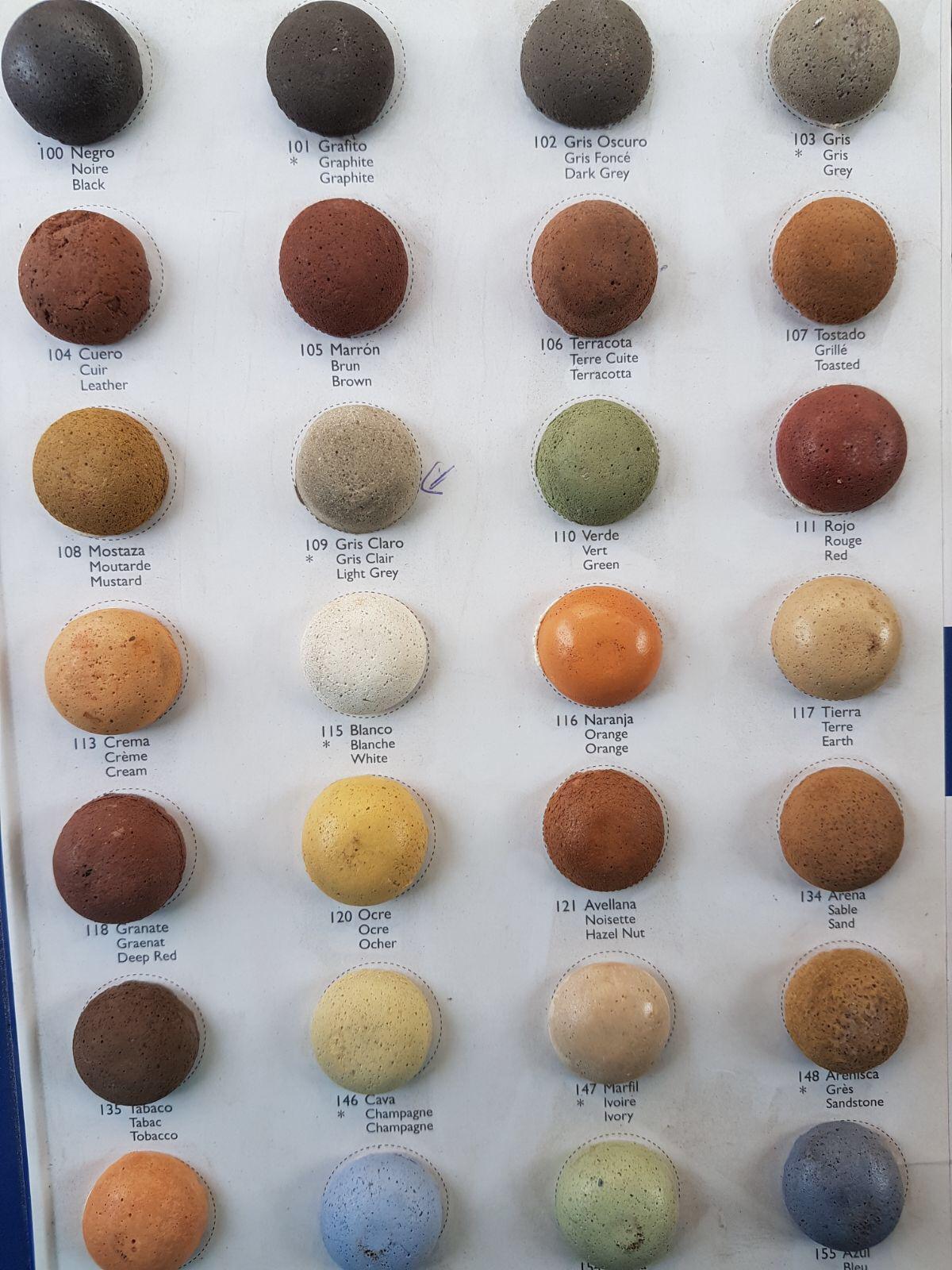 Colores – HORMIGON IMPRESO CATALUNYA